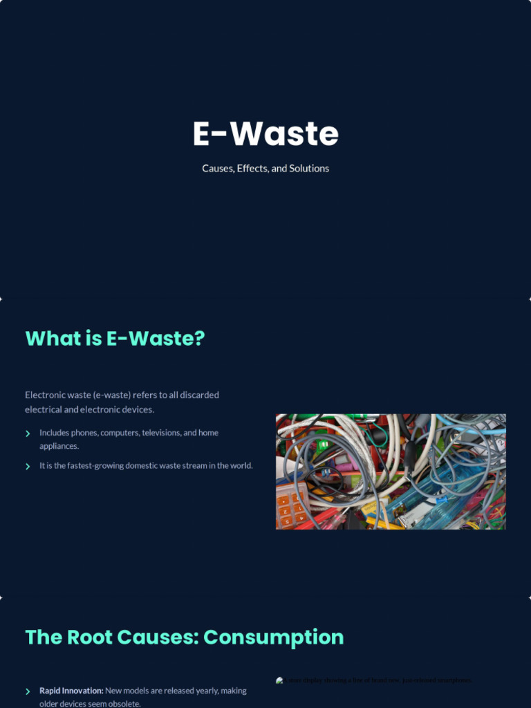 E Waste Causes Effects Solutions | PDF