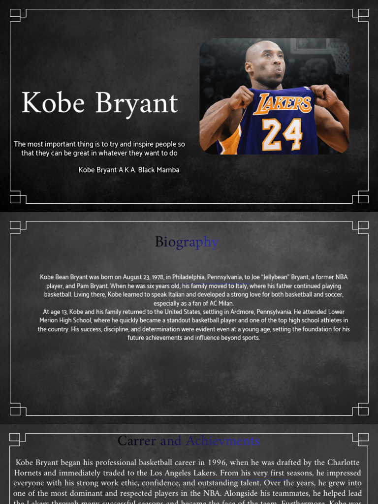 Athlete/Kobe Bryant | PDF | Kobe Bryant | National Basketball Association