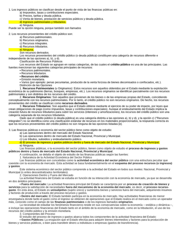 Choice Repaso -9 | PDF | Impuestos | Pagos