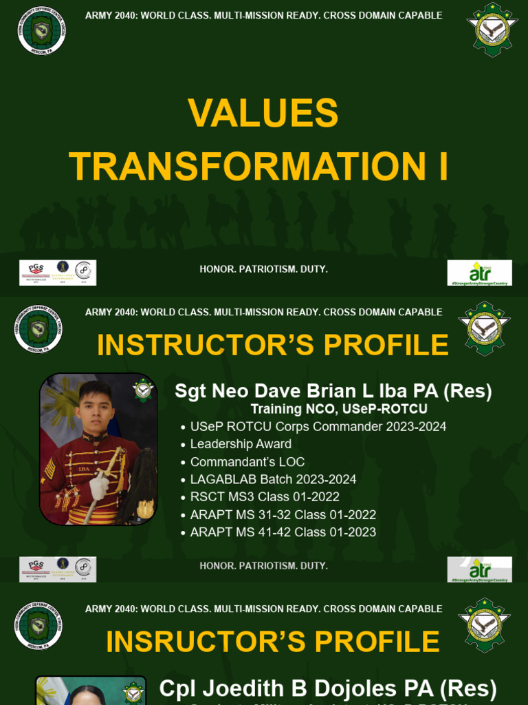 Values Transformation 1values Transformation 2 | PDF | Value (Ethics ...