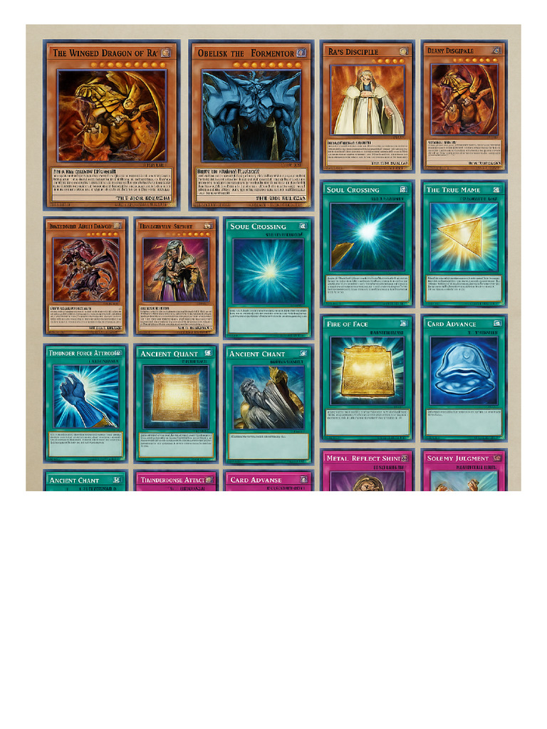 Egyptian God Deck Showcase | PDF