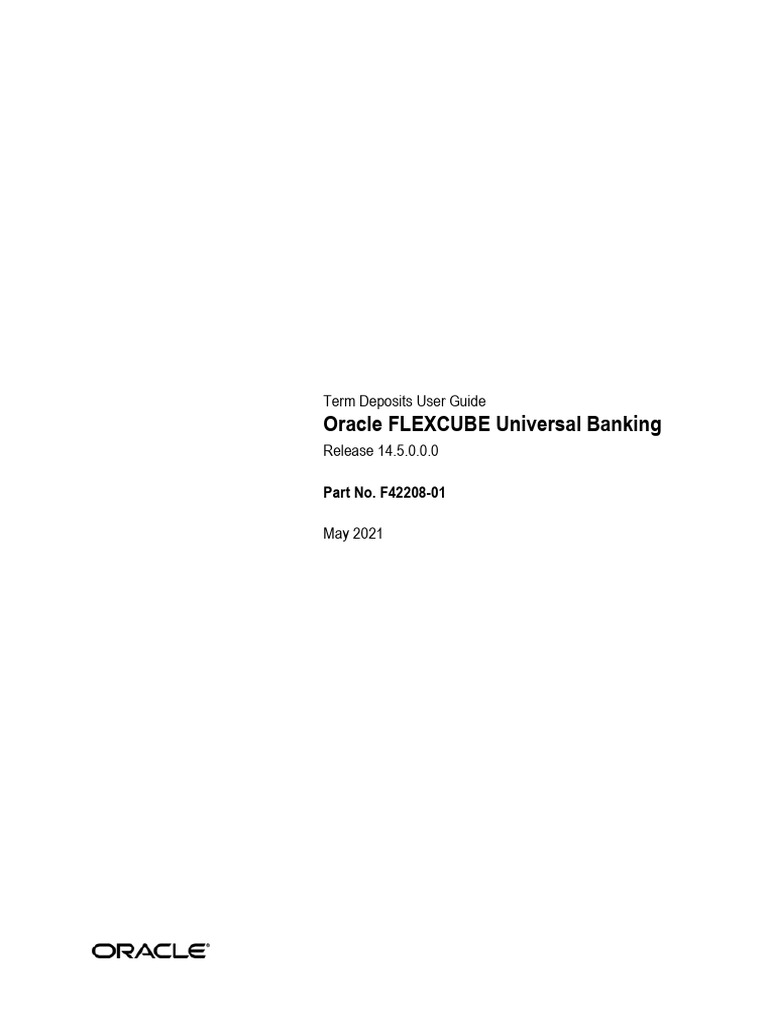 Term Deposits | PDF | Cheque | Interest