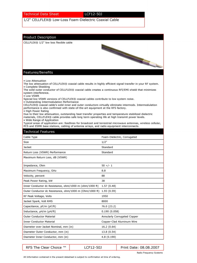 1-2 Inch Cable | PDF