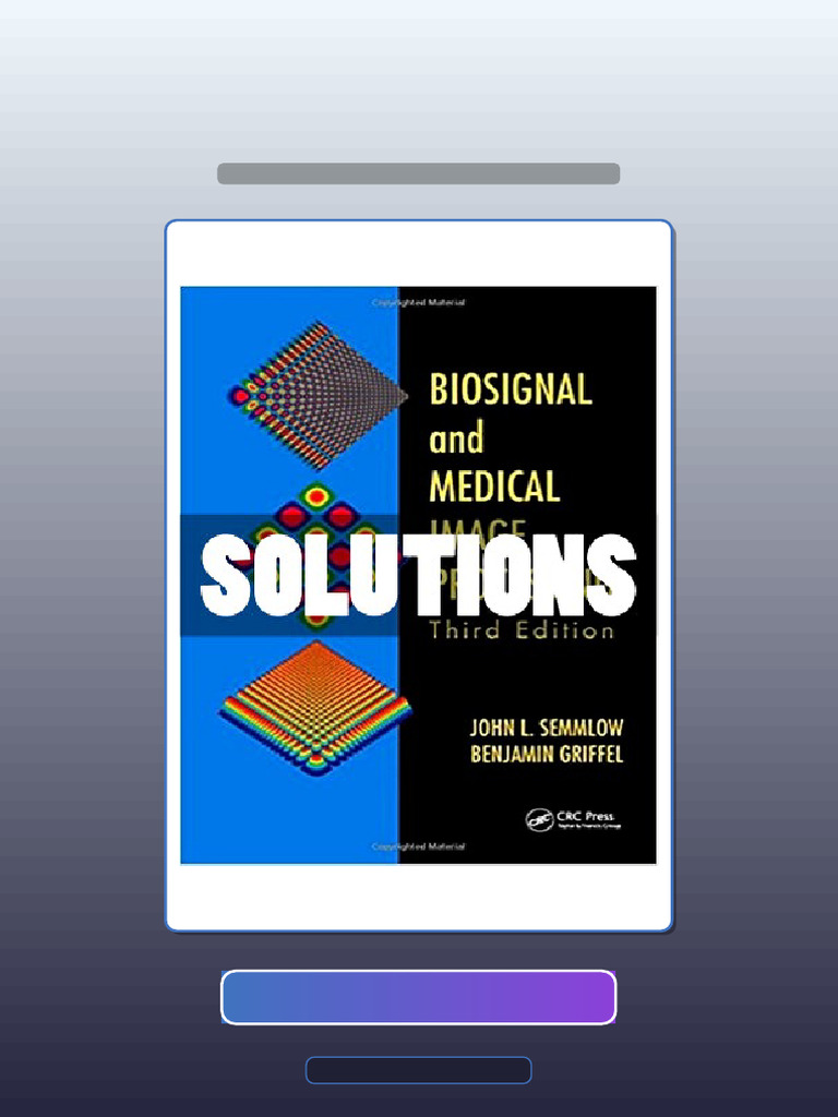 Ultimate Bundle Biosignal and Medical Image Processing 3rd Edition ...