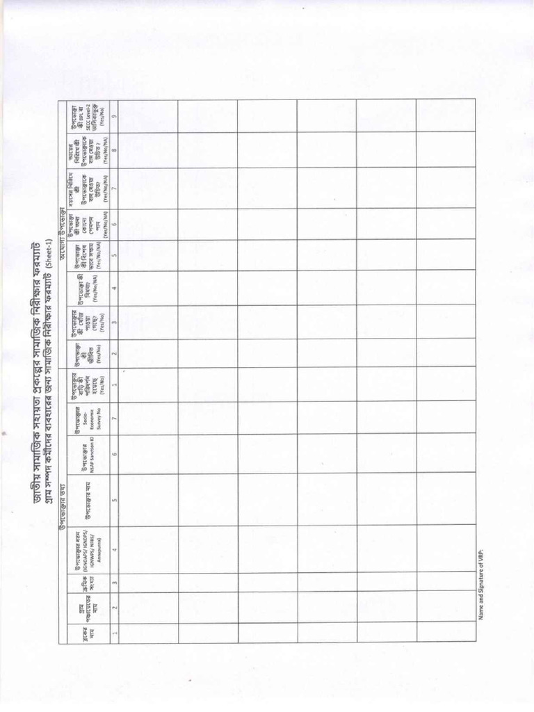 Revised Field Visit Format for NSAP_ as Requiremnt of Beneficiacry (1 ...