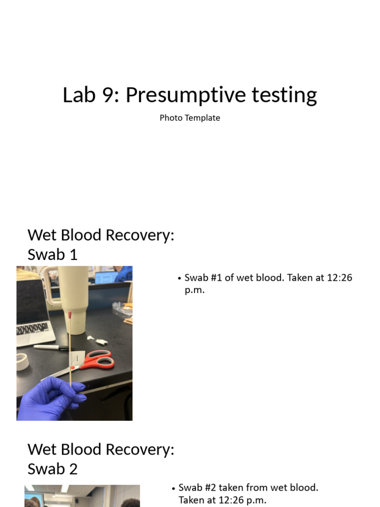 LAB 9 FINAL | PDF | Crime Scene