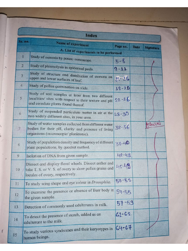 Biology Practical | PDF