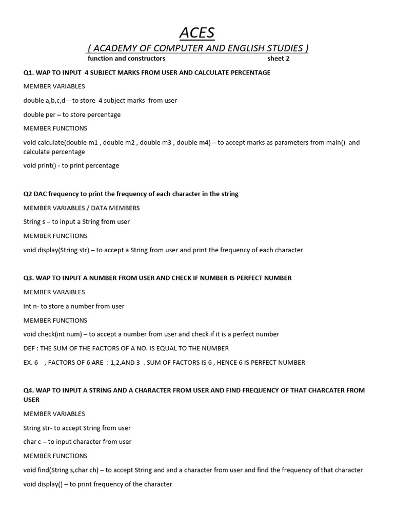 Revision f&c - Sheet 2 | PDF