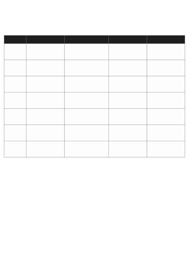 Master Weekly Template Filled | PDF | Weight Training | Physical Fitness