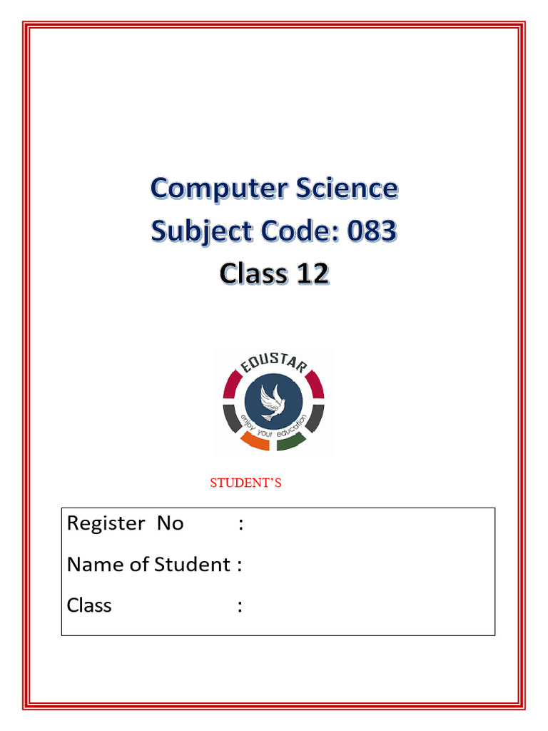 Computer-Science-PRACTICAL-FILE-2025-26-Initial-Pages-1 | PDF | Databases | Computer Programming
