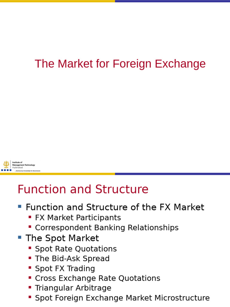 4 Foreign Exchange Market | PDF | Foreign Exchange Market | Business
