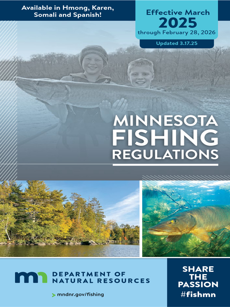 Minnesota Fishing Regulations 2025-2026 | PDF | Angling | Trout