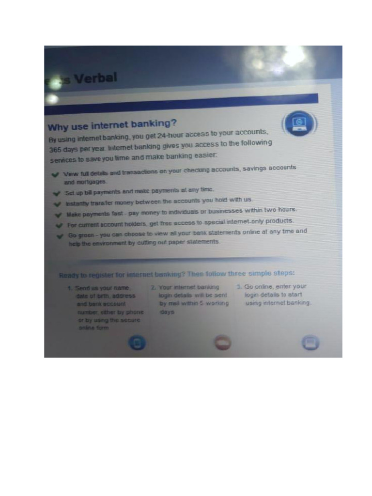 Why Use Internet Banking | PDF