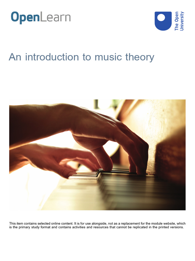 Introduction to Music Theory Basics | PDF | Clef | Minor Scale