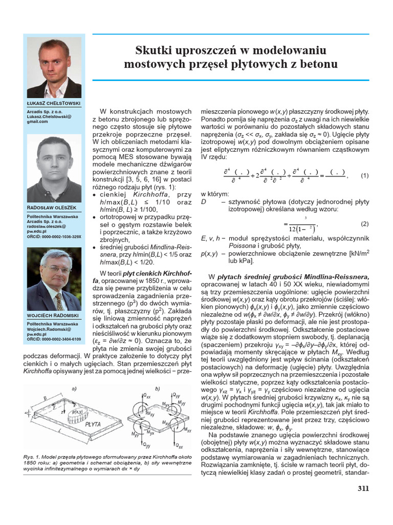 Nr 9 s 311-322 Che Stowski_Oleszek_Radomski (1) | PDF