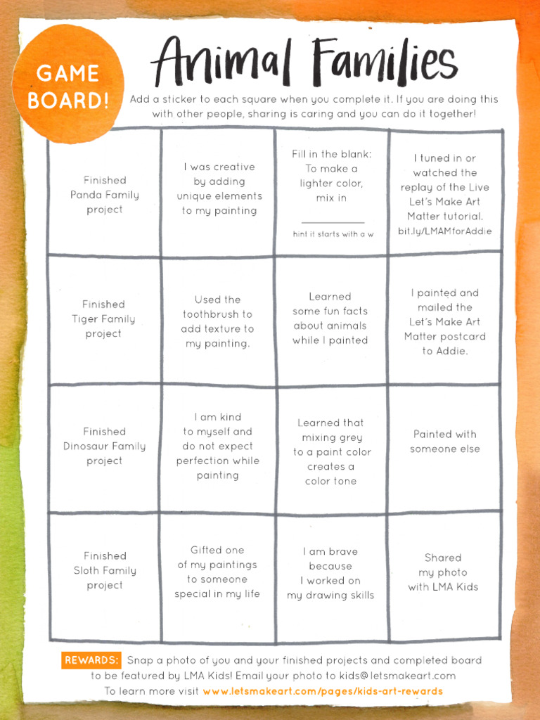GameBoard AnimalFamilies | PDF