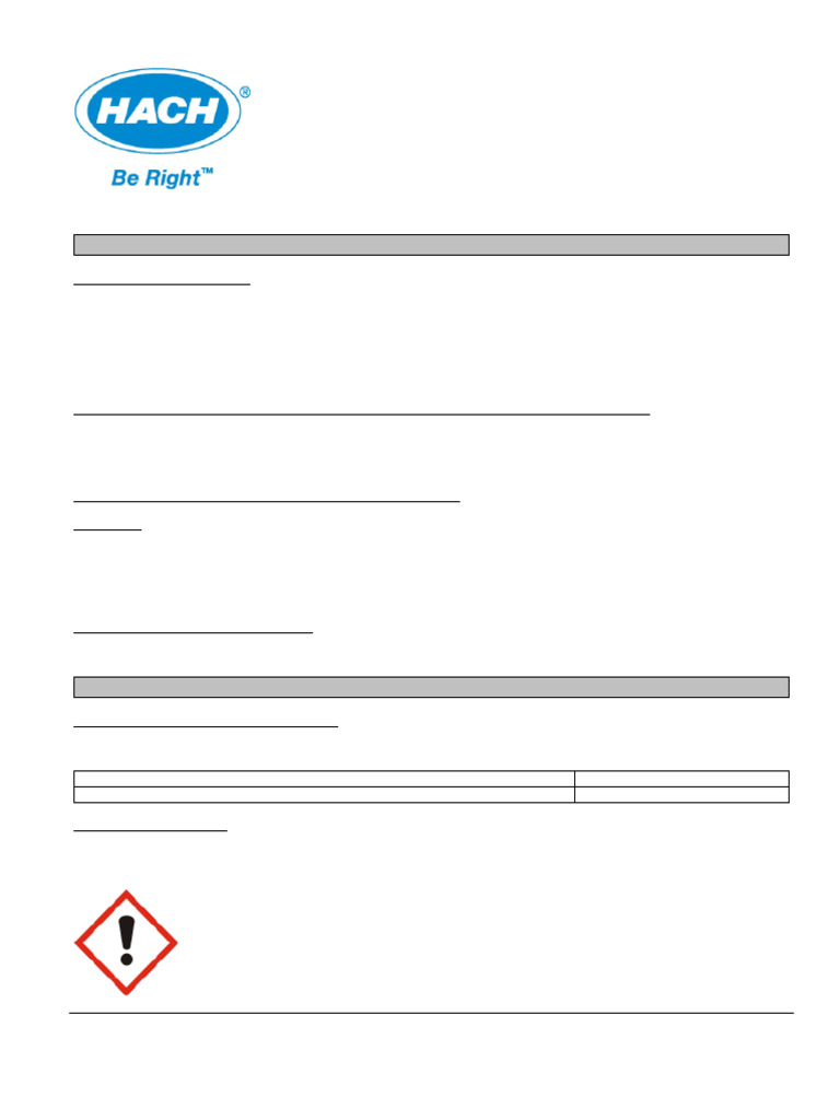 Dpd Cloro Livre - 10 Ml - Hach_fds | PDF | Solubilidade | Toxicidade