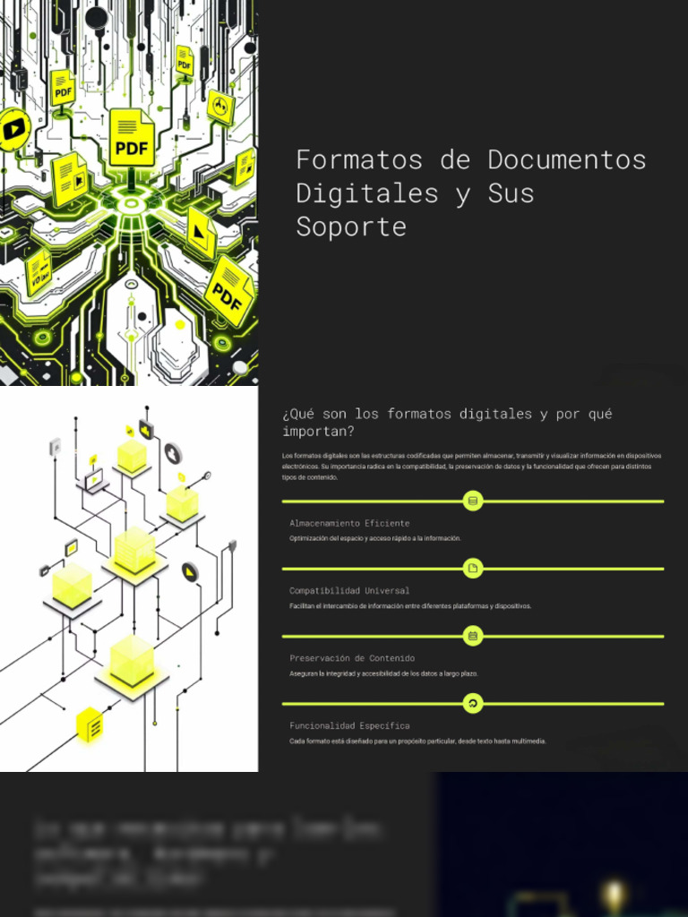 Formatos de Documentos Digitales. | PDF