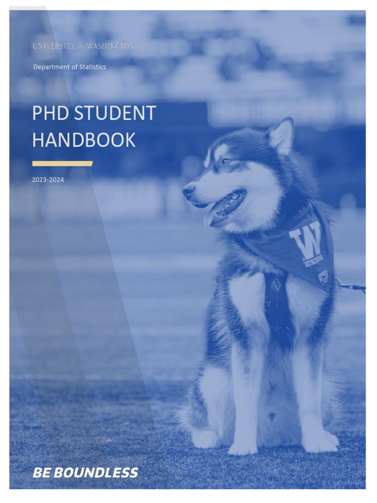 PhD Student Handbook 2023-2024 | PDF | Doctor Of Philosophy | Methodology