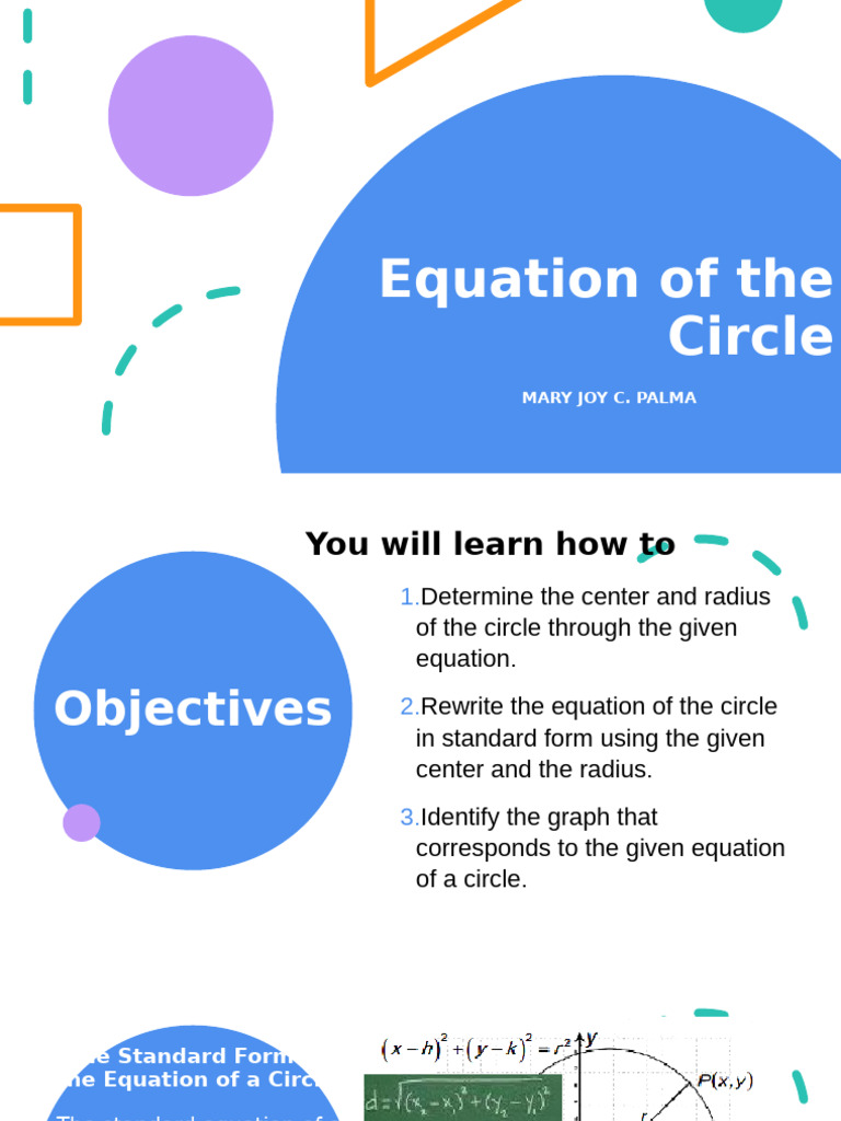 Equation of Circle 2 | PDF