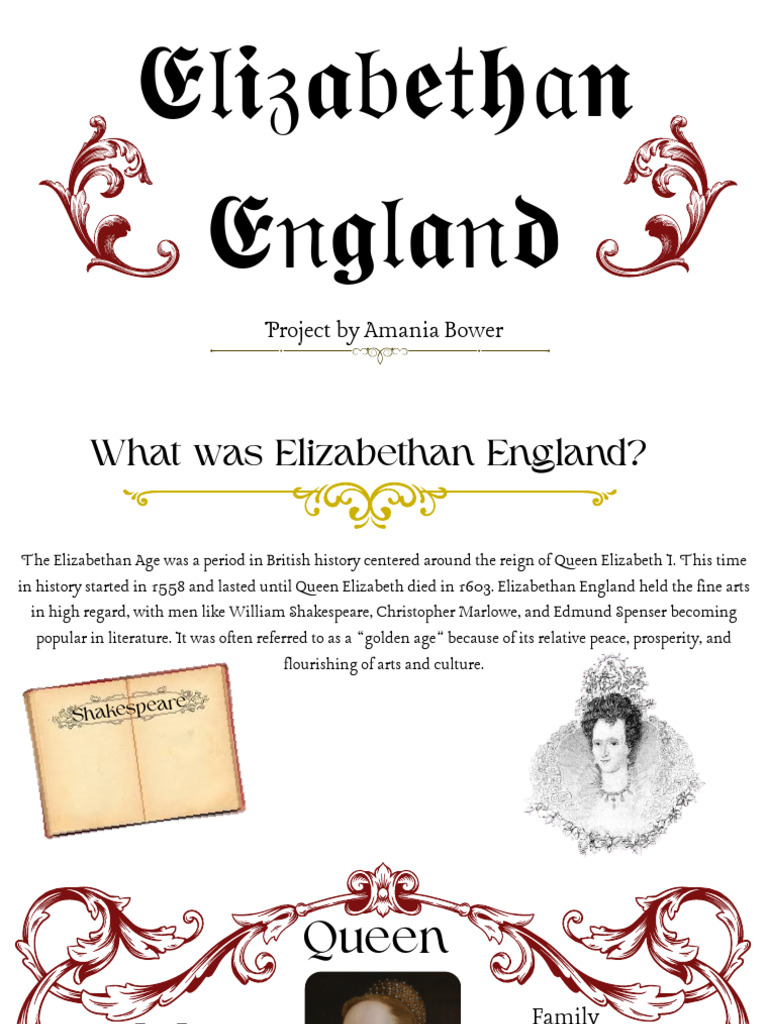 Elizabethan England | PDF
