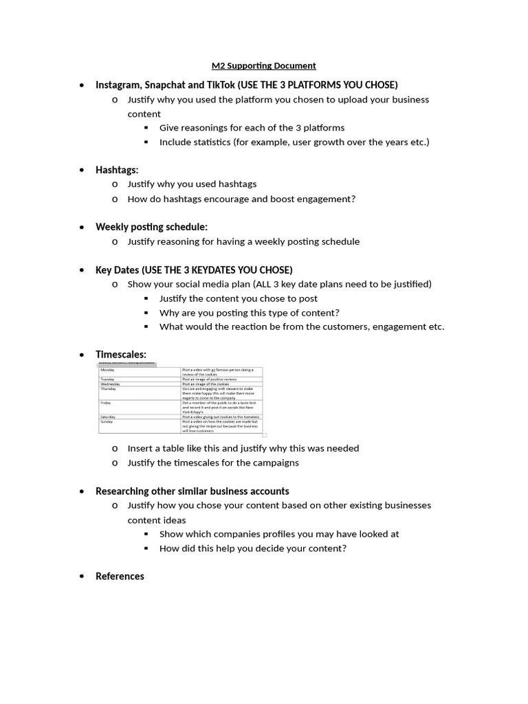 M2 Supporting Document | PDF