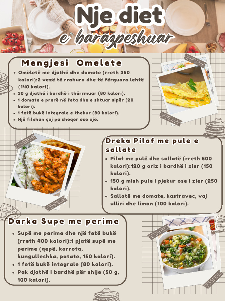 Beige and Cream Simple Breakfast M | PDF