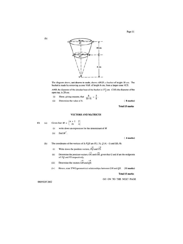 2002-2009 Matrices Worksheet | PDF | Matrix (Mathematics) | Determinant