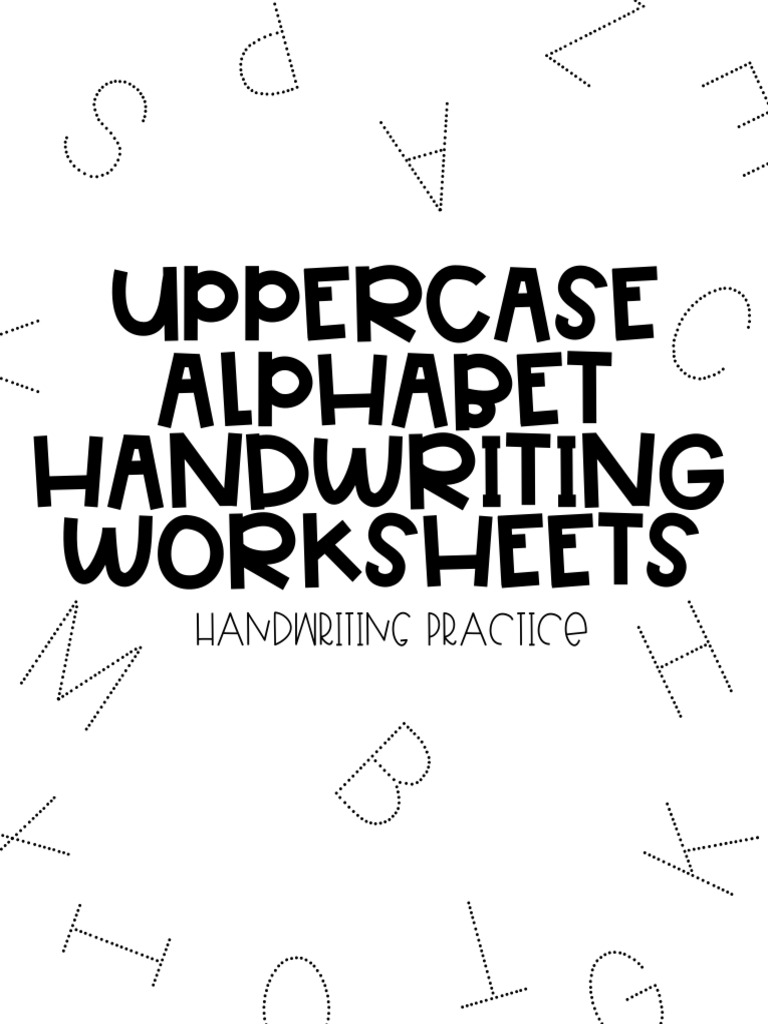 Uppercase Alphabet Writing | PDF