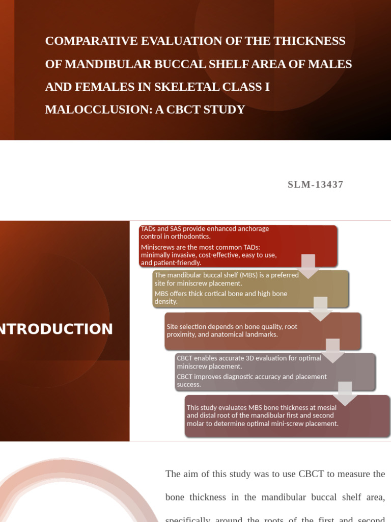 Slm 13437 | PDF | Dental Anatomy | Orthodontics