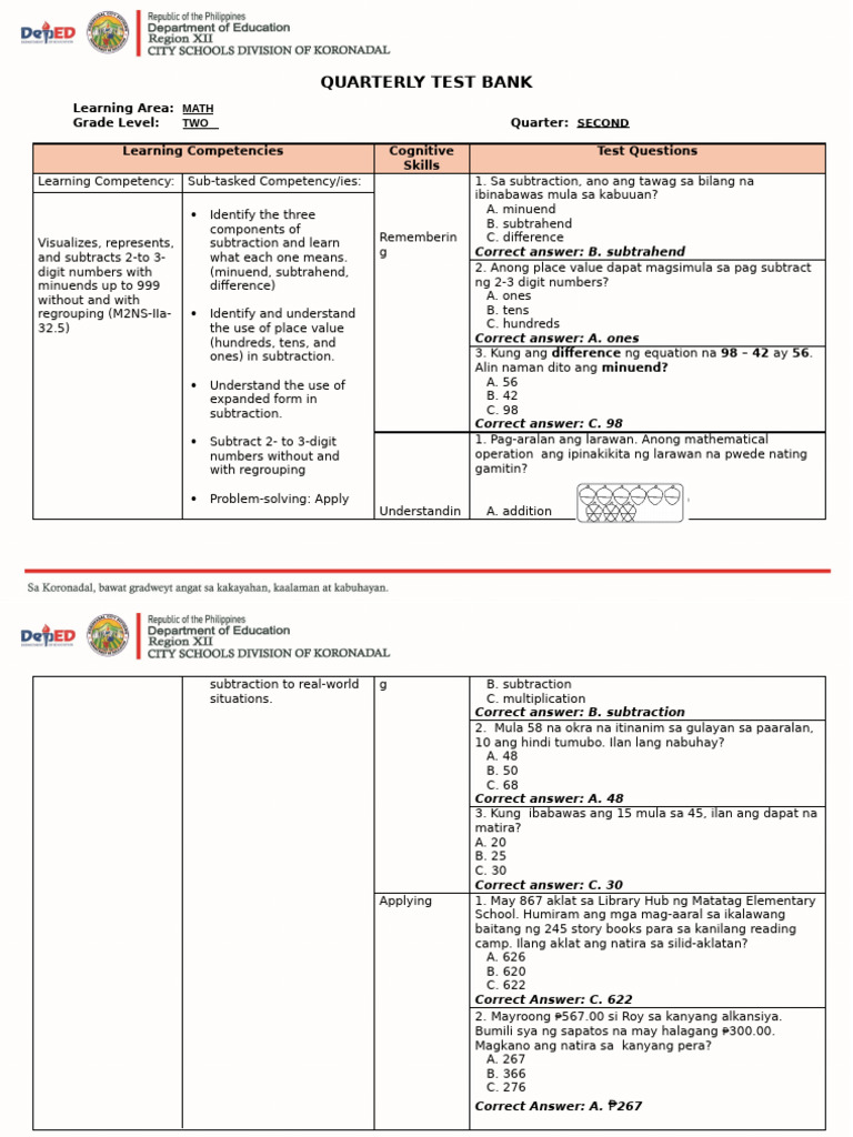 MATH 2 Q2-Corrected | PDF