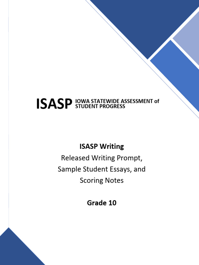 ISASP Grade 10 Sample Essays and Annotations | PDF | Essays | Reason