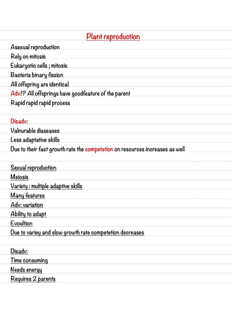 Plant Reproduction: Asexual vs. Sexual | PDF | Flowers | Pollination