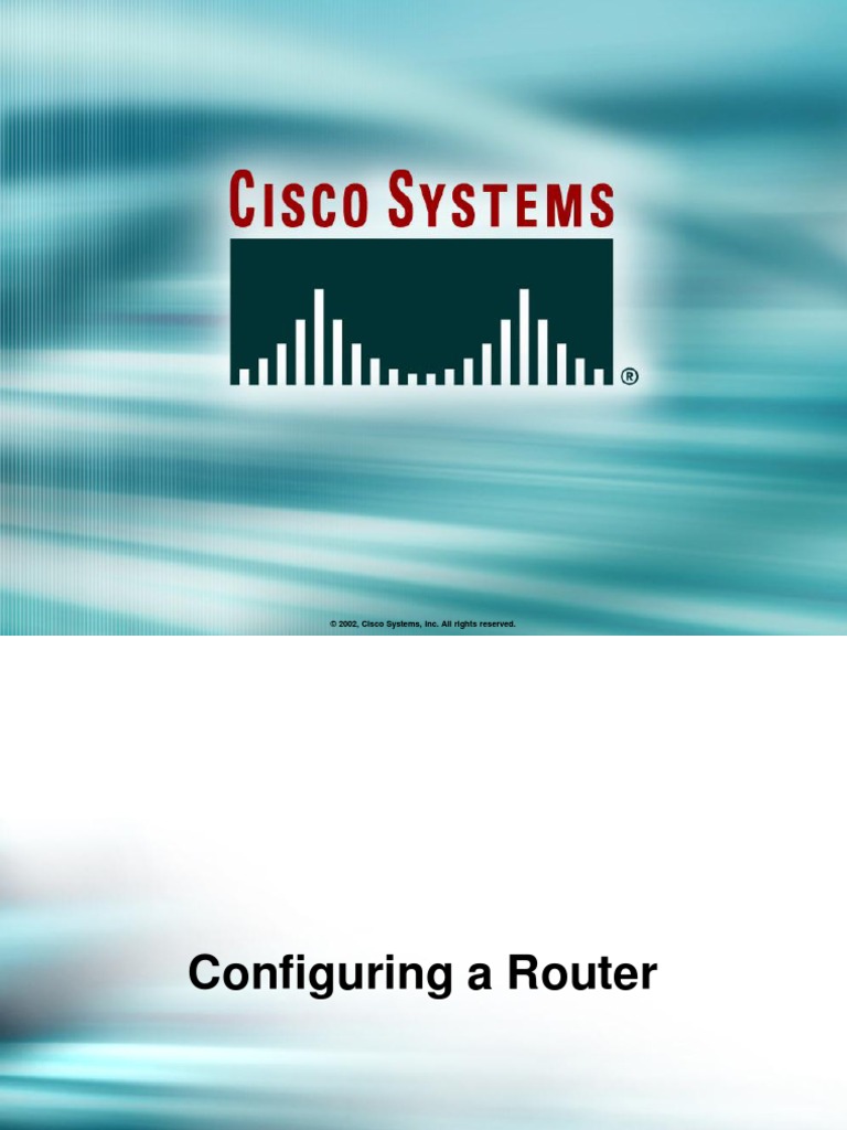 14 - Configuring A Router | PDF | Router (Computing) | Computer Network