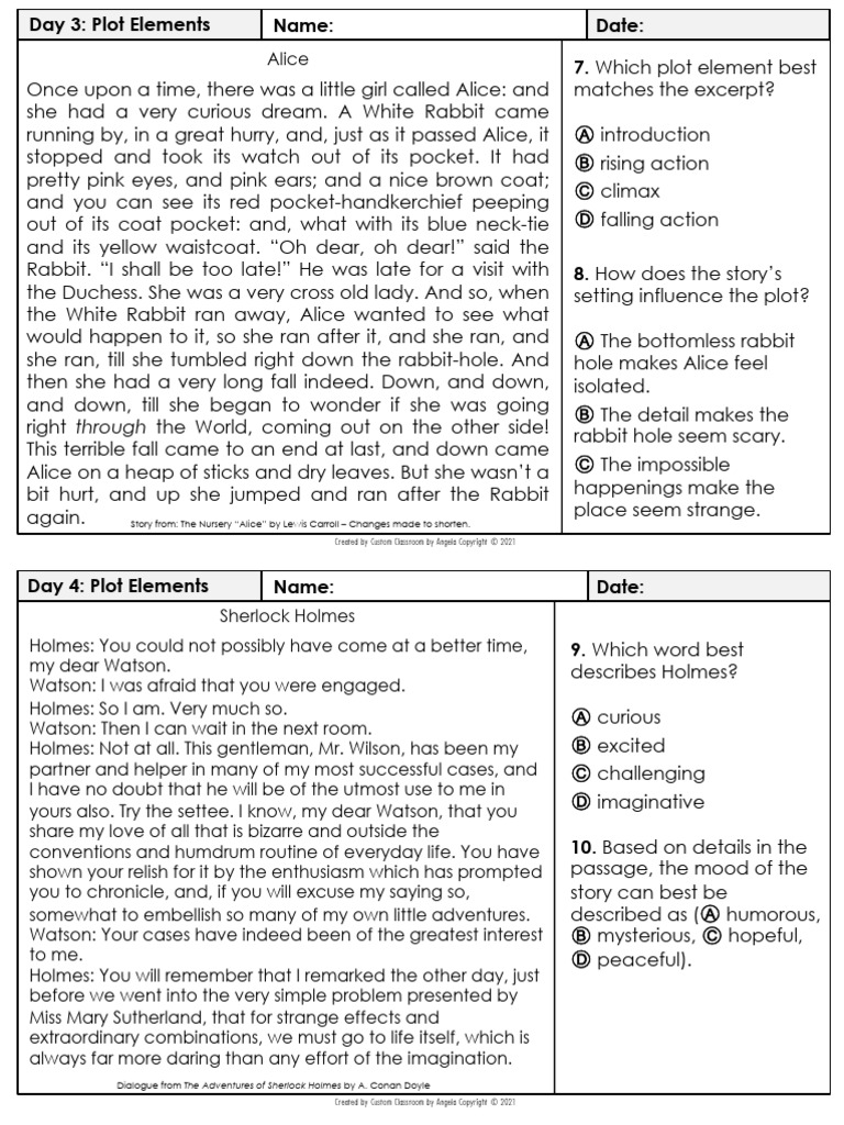 ELA HW Due 10-18 | PDF | Folklore | Fairy Tales