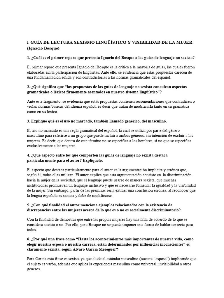 Documento sin título | PDF | Sexismo | Comunicación humana