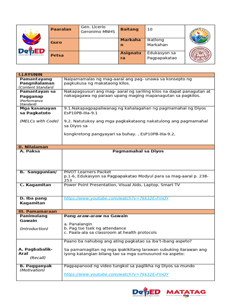 Le Grade 10 Sample | PDF