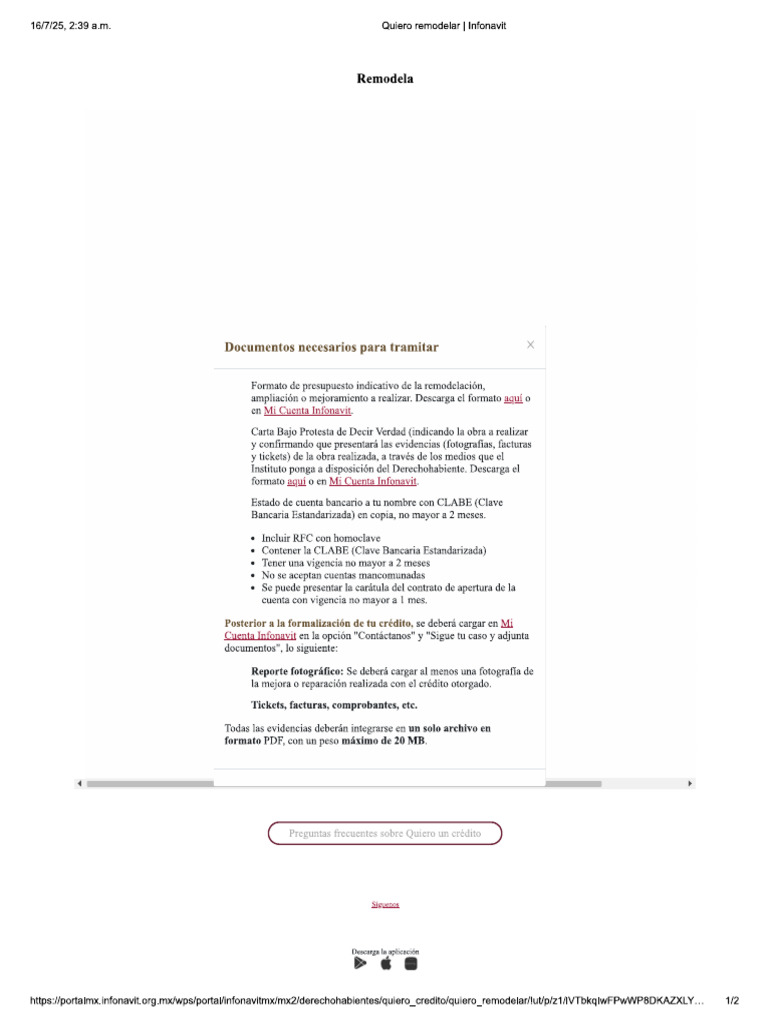 EQUIPA TU CASA - Documentos Necesarios para Tramitar | PDF