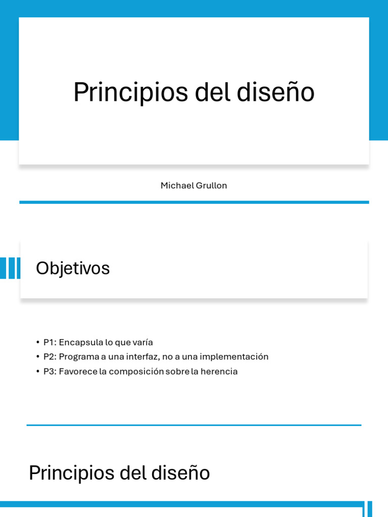 Principios Clave del Diseño de Software | PDF | Herencia (Programación ...