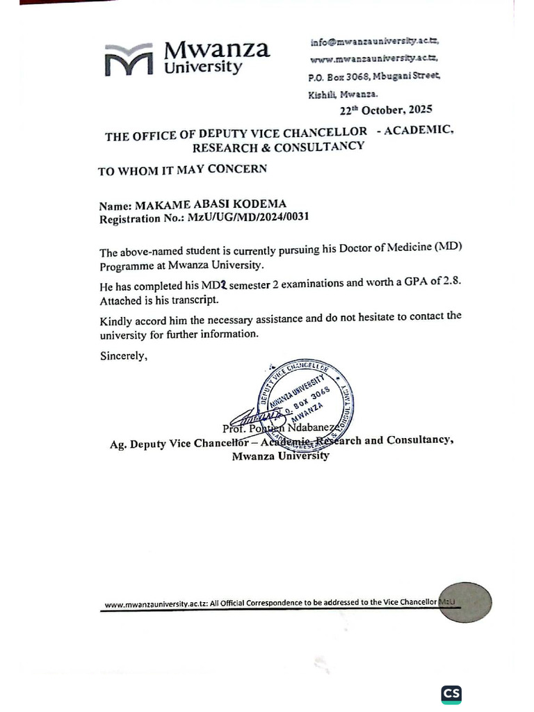 Introduction Letter | PDF