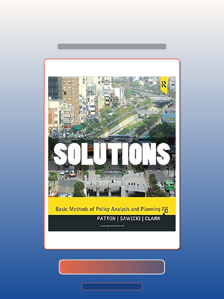 Ultimate Bundle Basic Methods of Policy Analysis and Planning 3rd ...