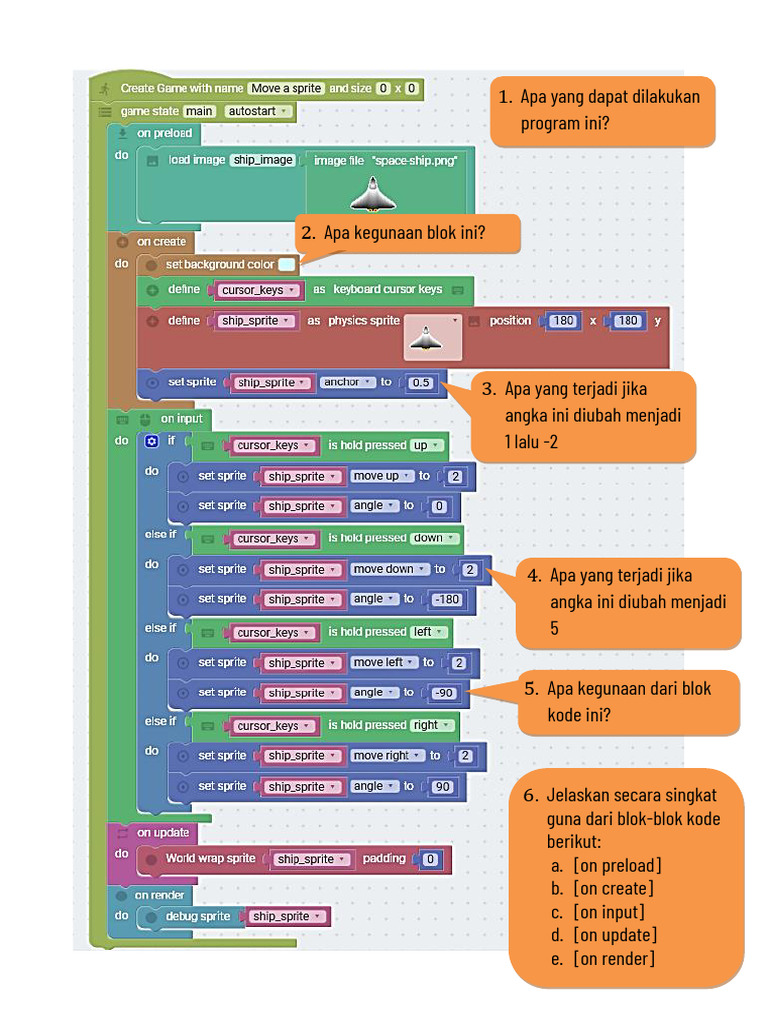 Game Move A Sprite | PDF