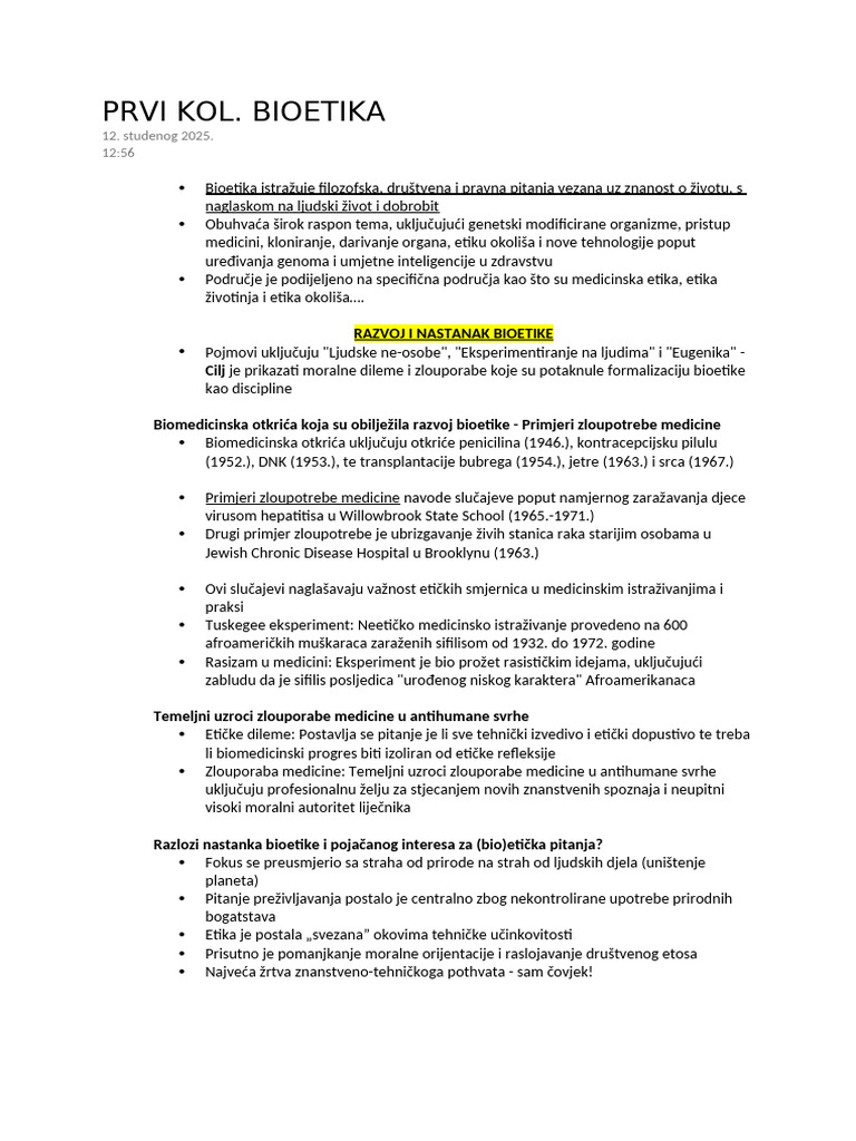 bioetika | PDF