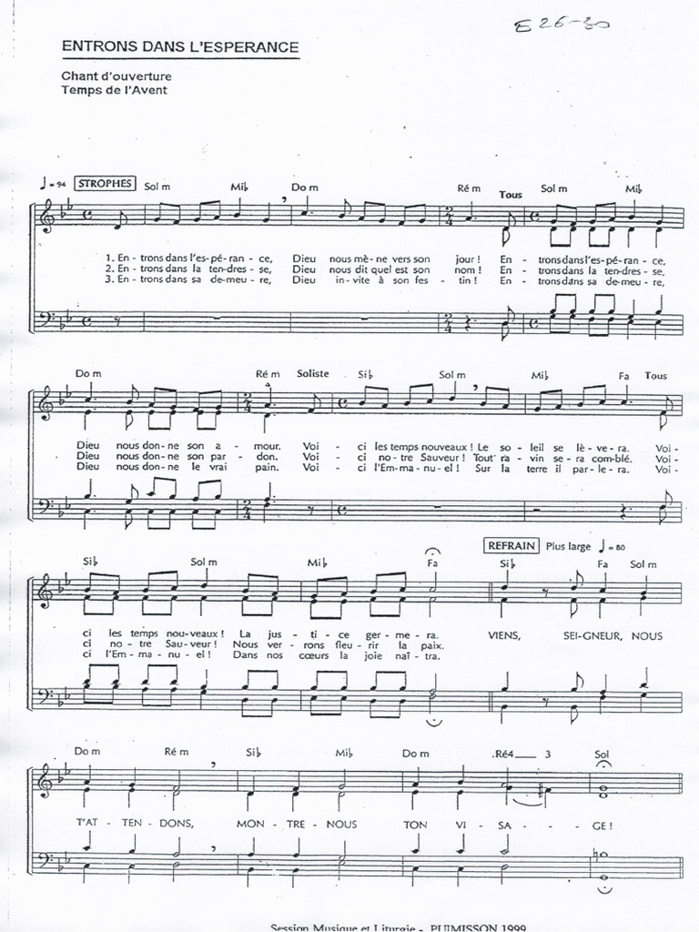 Entrons Dans Lespérance | PDF