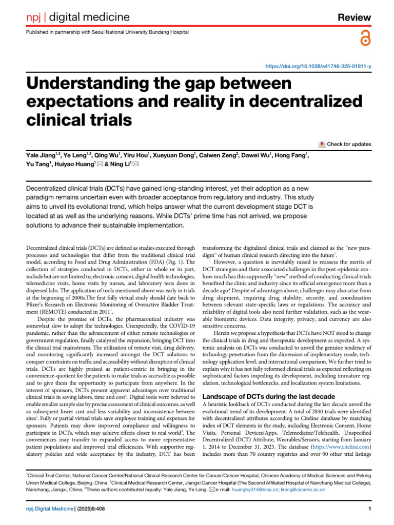 Understanding The Gap Between Expectations and Reality in Decentralized ...