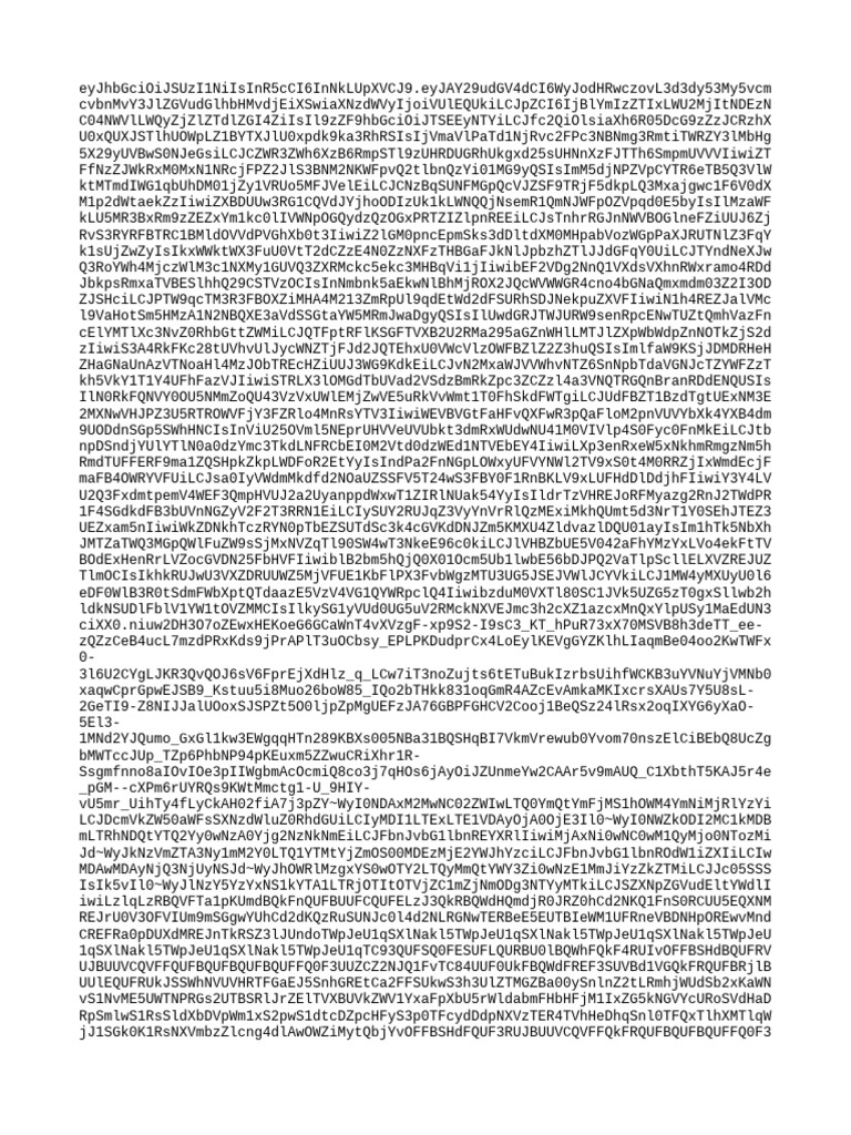 JWT Token Structure and Usage | PDF