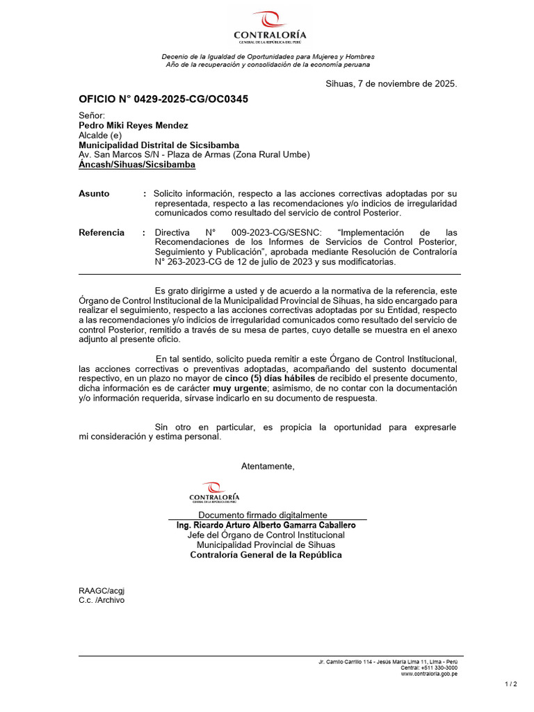 Solicitud de Información sobre Irregularidades | PDF | Gobierno