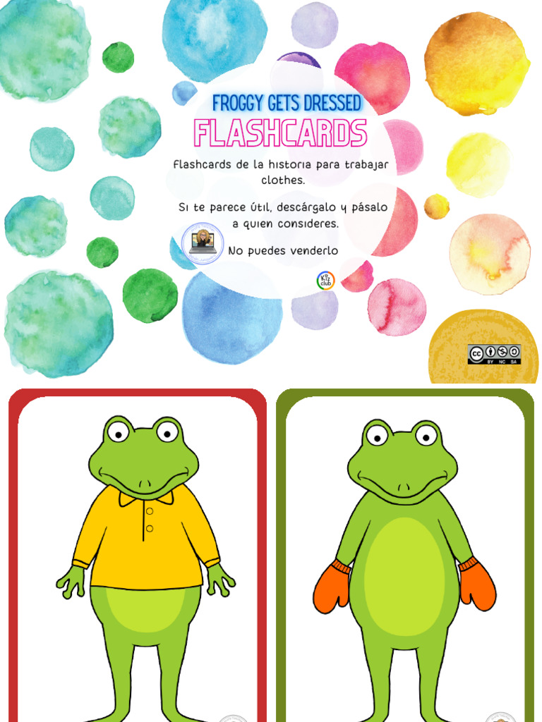 Froggy Flashcards | PDF