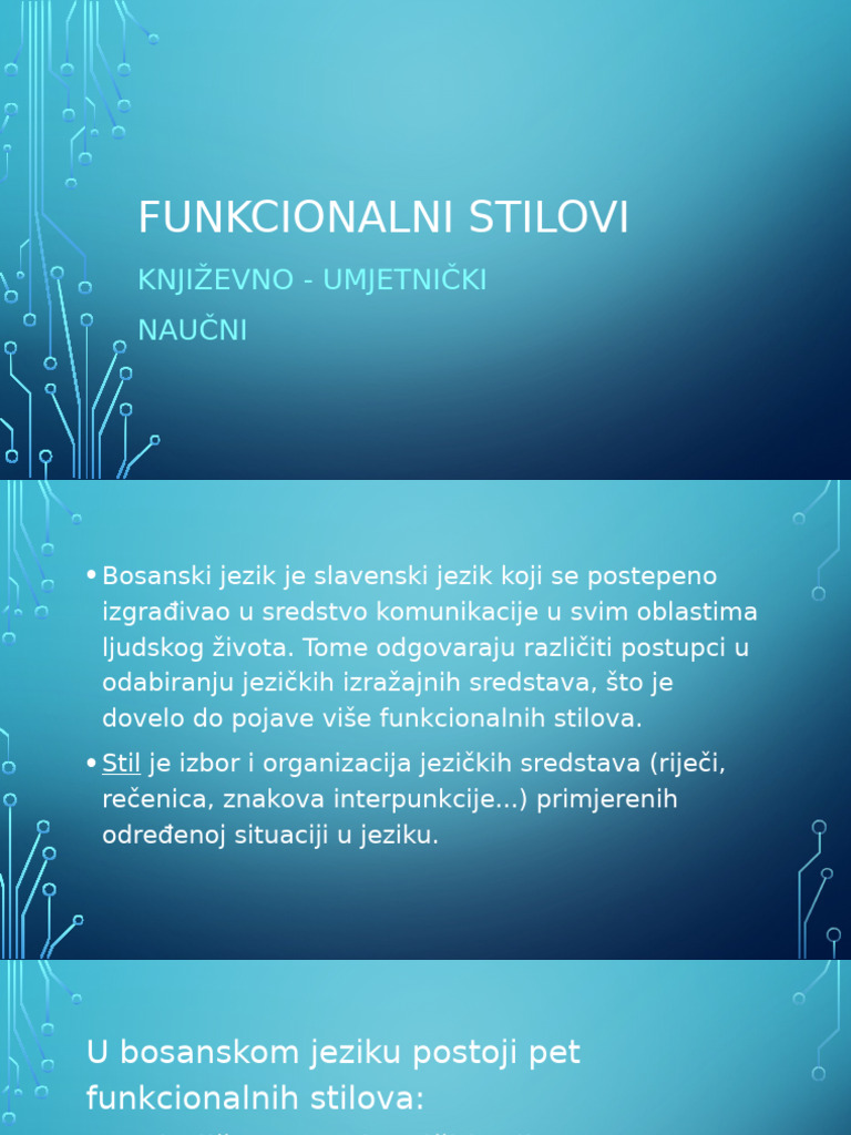 Funkcionalni Stilovi | PDF