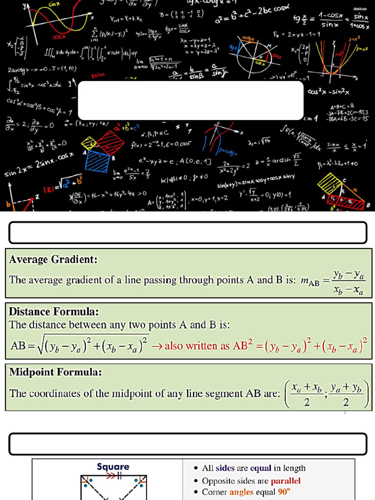 Analytical Geometry: Quadrilaterals Guide | PDF